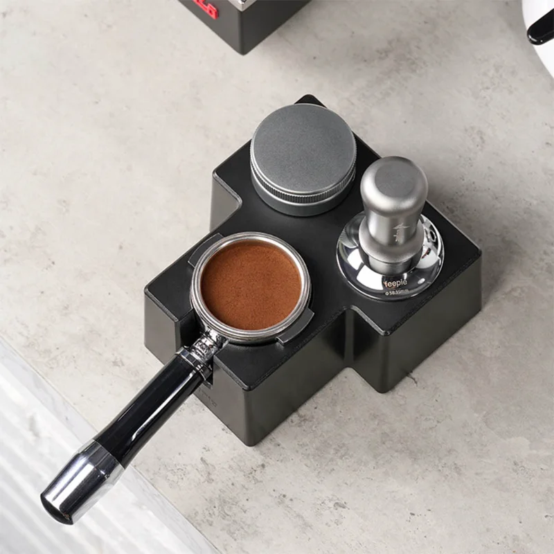 Coffee-Tamper-Mat-with-Storage-Bracket-Universal-Base-Coffee-Cloth ...