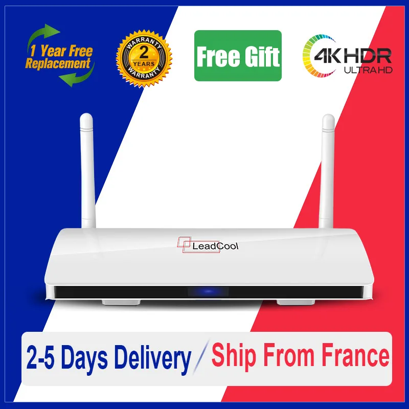 Leadcool TV Box 안드로이드 9.0 TV 박스, Amlogic S905W 풀 HD 2.4G 와이파이 4K 스마트 ...