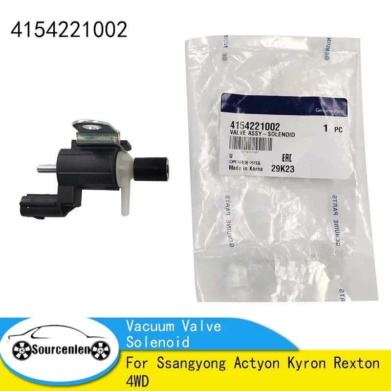 Genuine Vacuum Valve Solenoid 4154221002 For Ssangyong Actyon Kyron ...