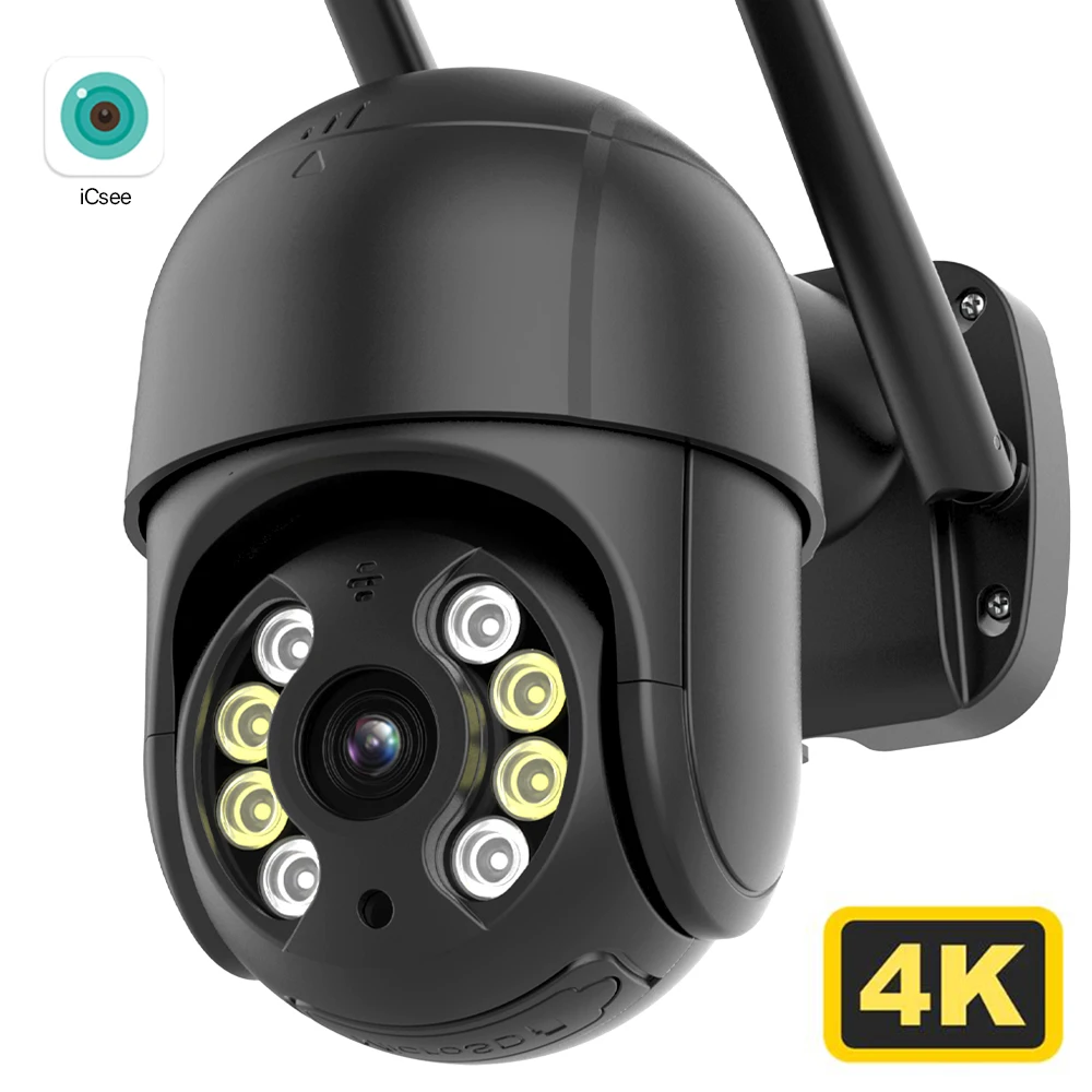 8MP 4K IP Camera 5MP Speed Dome Auto Tracking PTZ Camera Outdoor Smart ...
