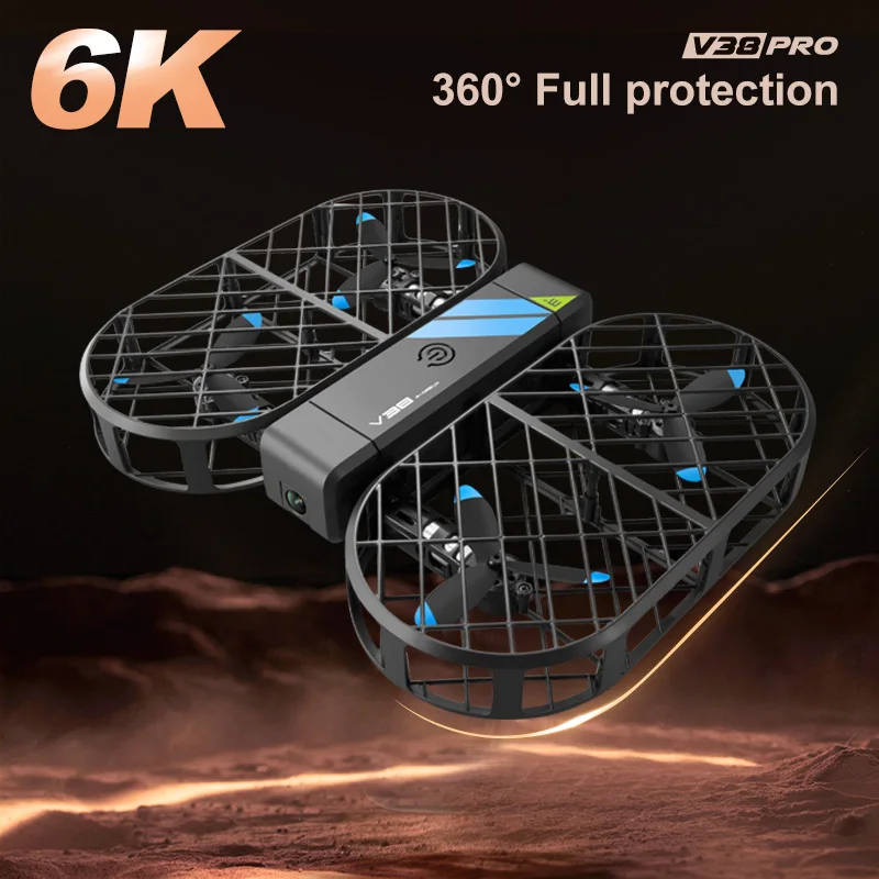 New-V38-Mini-Drone-With-Wide-Angle-HD-6K-Camera-Wifi-FPV-Remote-Control ...