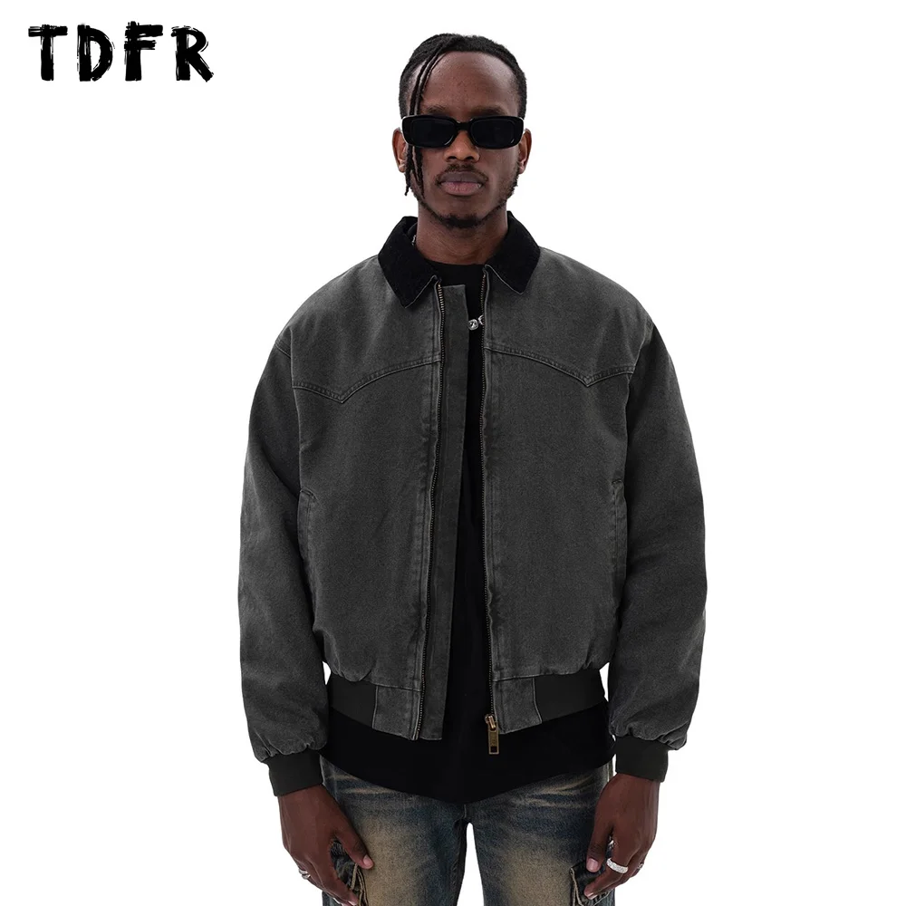 Spliced-Cargo-Denim-Jacket-Mens-Autumn-Winter-Washed-Distressed-Lapel ...