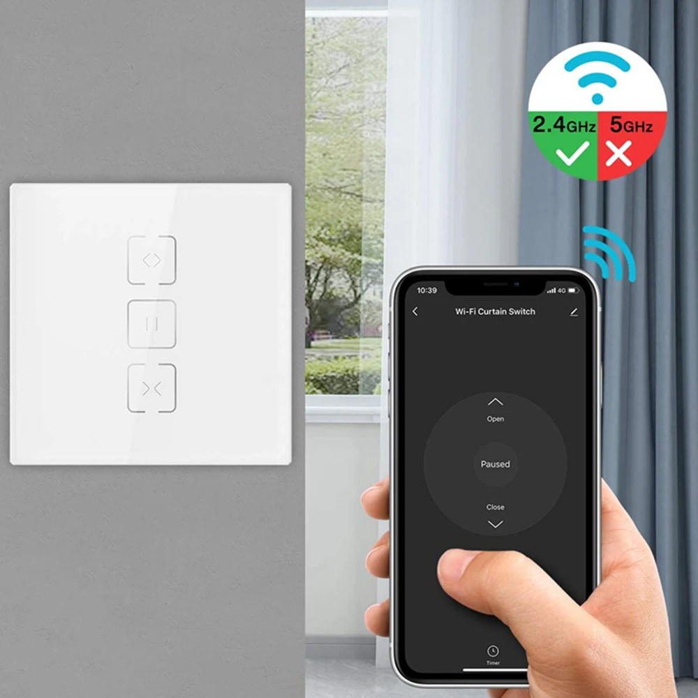 Wifi Smart Curtain Switch Motorized Roller Blinds Shutter Switch,smart ...