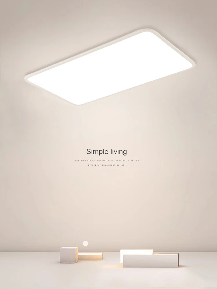 Nordic-Simple-Rectangular-Led-Ceiling-Light-Lighting-Living-Room ...