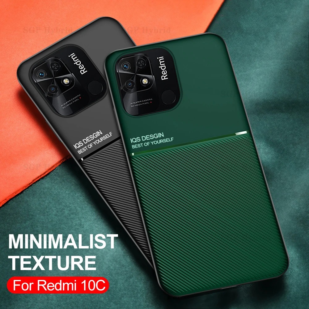 Redmi-10C-Protective-Case-For-Xiaomi-6-71-Leather-Texture-Soft-Silicone ...