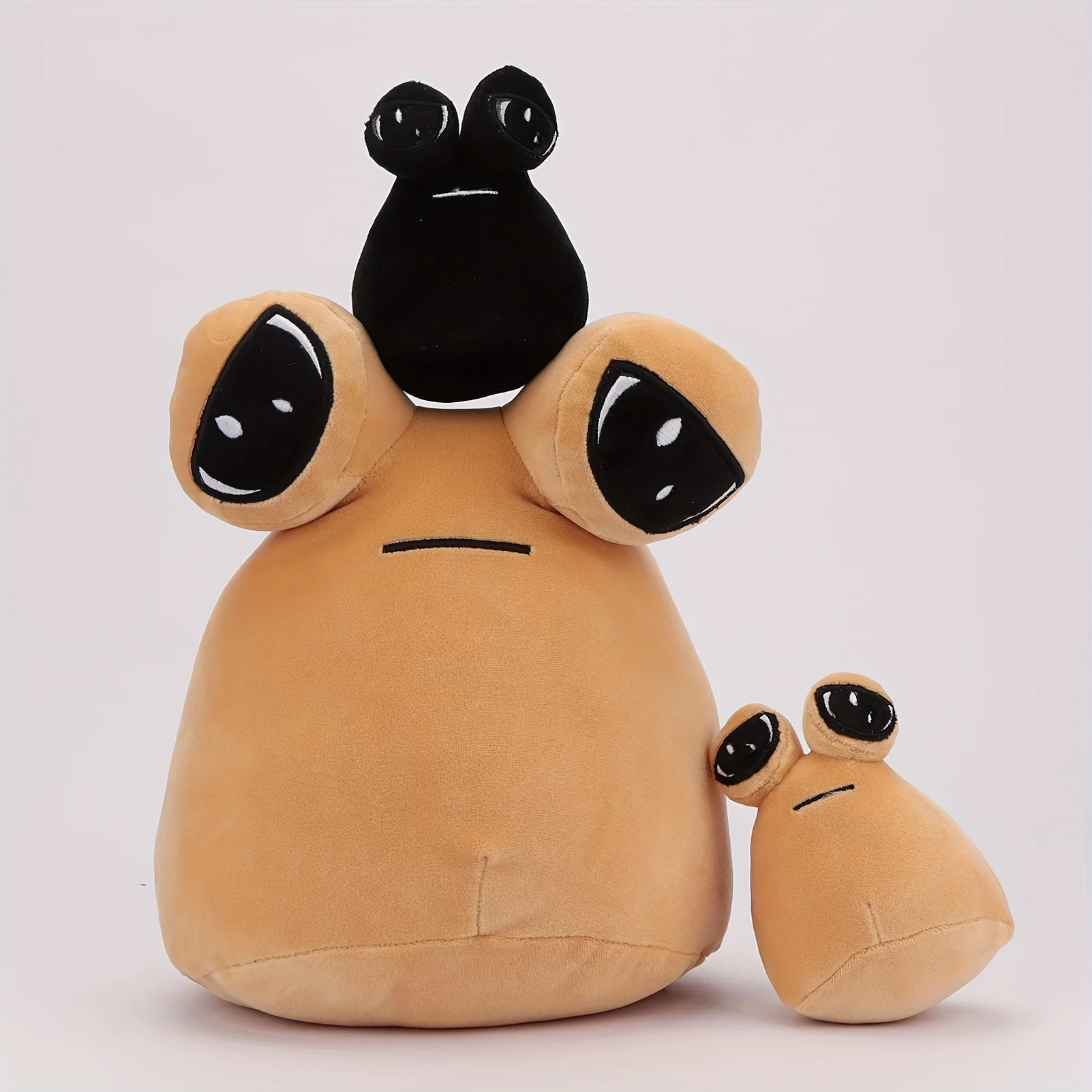 3Pcs-Hot-Game-Figure-Pou-Plush-Toys-My-Pet-Alien-Pou-Set-Mother-With ...