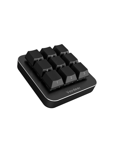 Multifunctional Keyboard with 9 Fully Programmable Keys Macro Setting ...