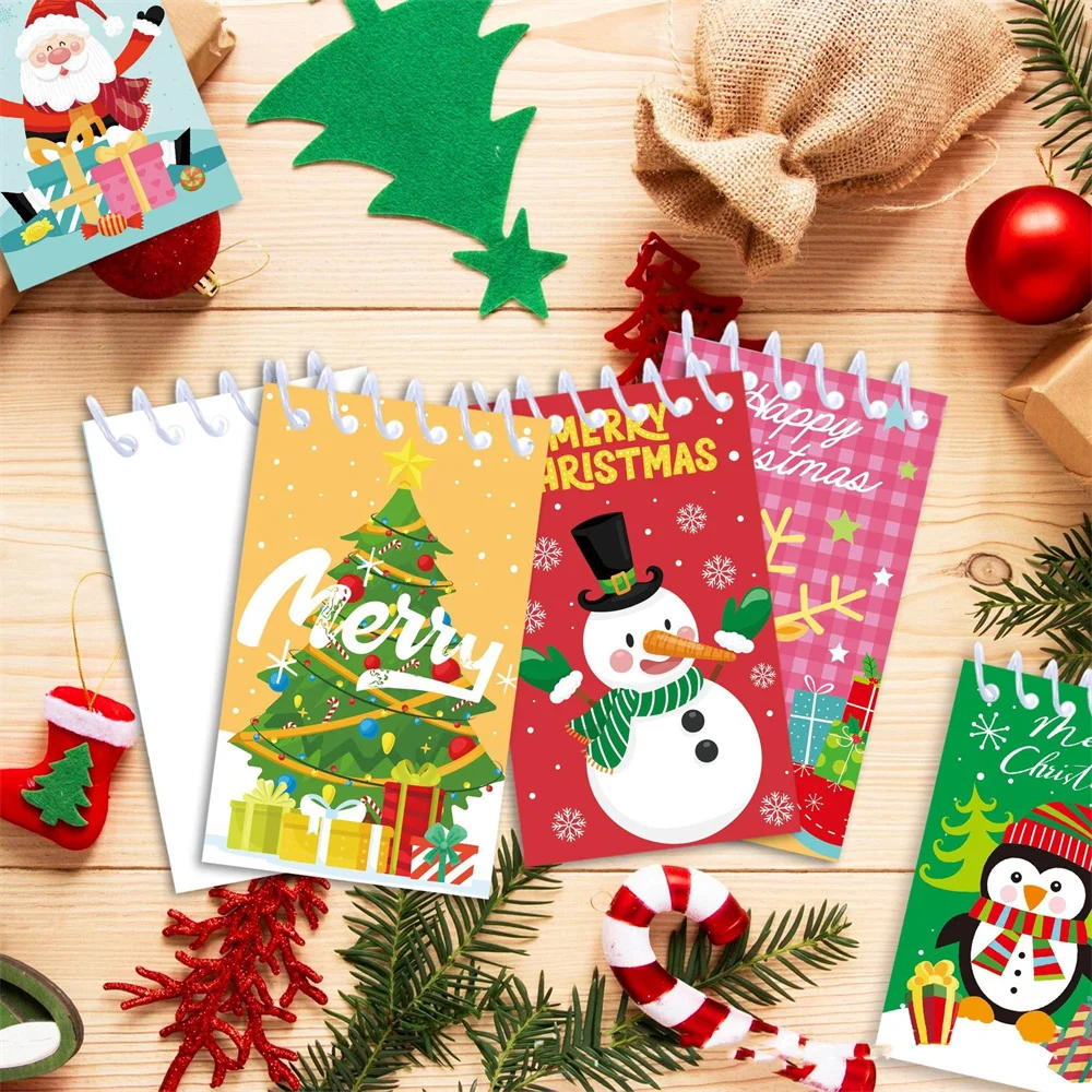 8-Pcs-Christmas-Pocket-Notebooks-Christmas-Tall-Spiral-Memo-Pads ...
