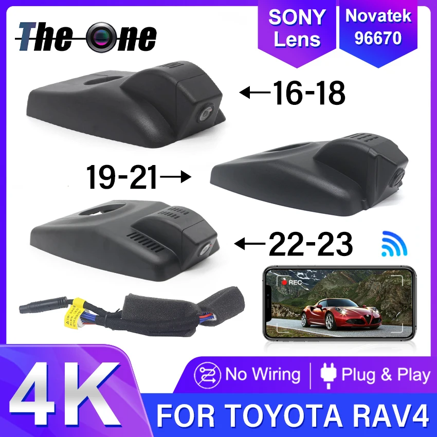 Dash-Cam-for-Toyota-RAV4-XA50-XA40-XU80-2016-2024-UHD-4K-Car-DVR ...