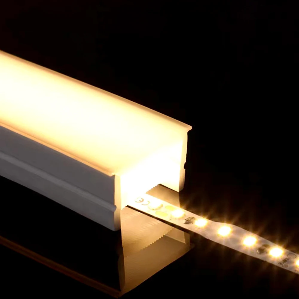 Silicone-LED-cover-flexible-profile-LED-light-for-bookcases-ceilings ...
