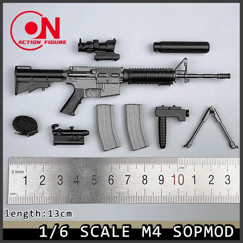 1/6 Scale M4 M16 XM177 M4A1 Gun Model Accessories Not Launchable Fit 12 ...