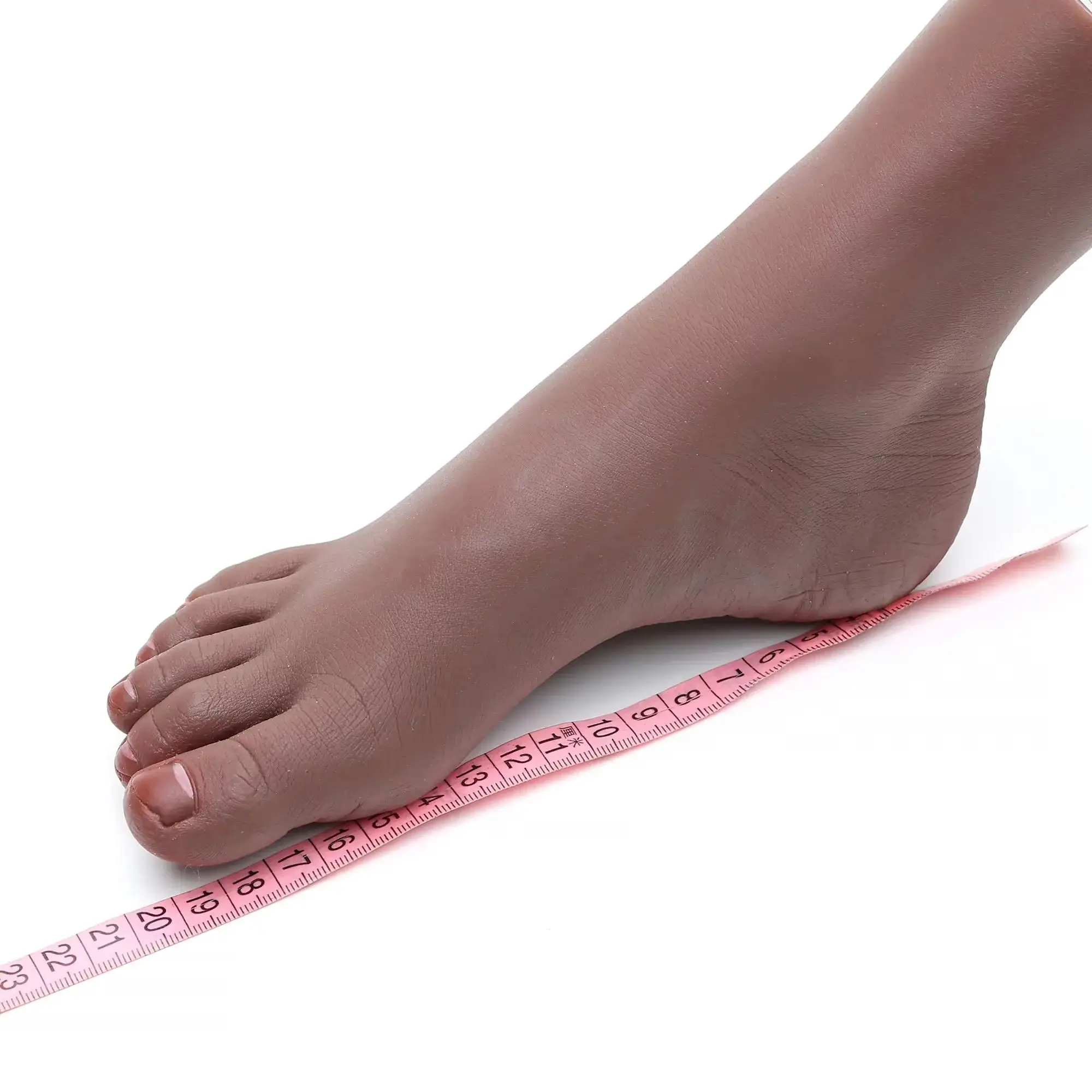 Lifelike Silicone Girl Foot Model Real Skin Clone Simulation Feet for ...