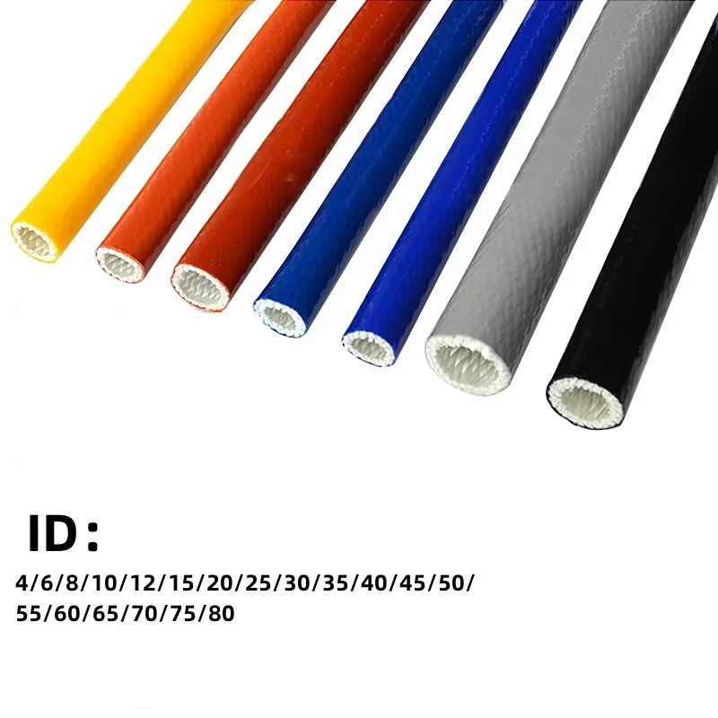High-Temperature-Resistant-Fiberglass-Tube-Silicone-Resin-Coated-Glass ...