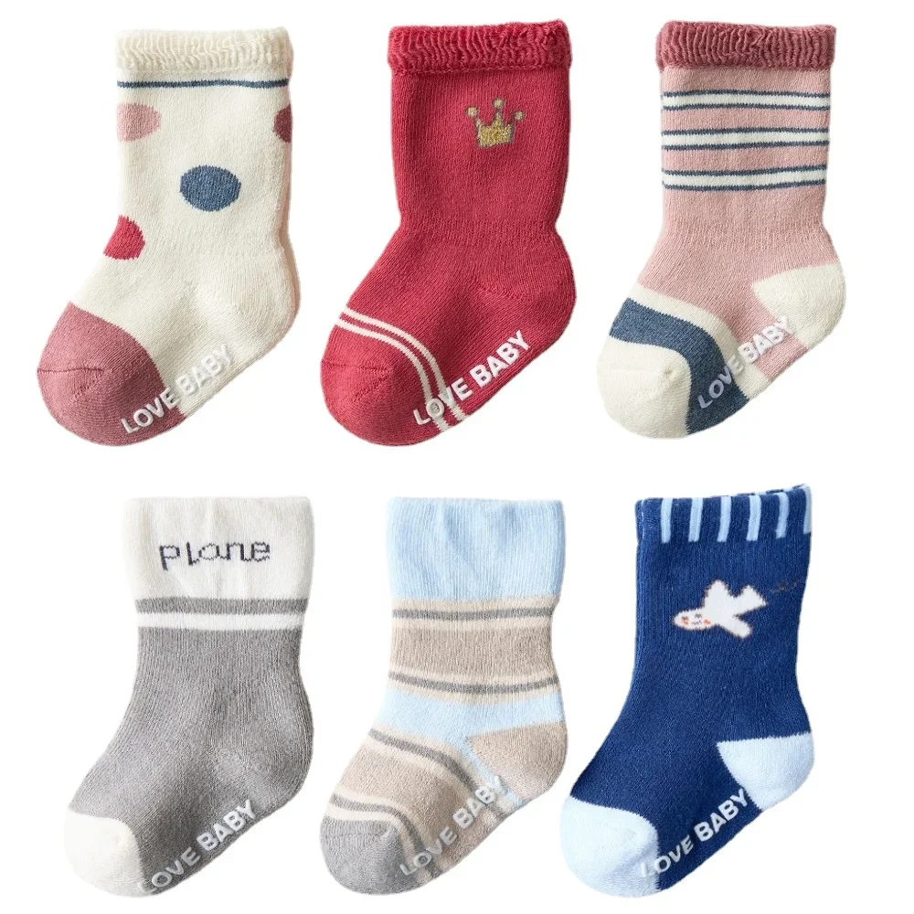 3-Pairs-Thicken-Winter-Sock-Baby-Boy-Girl-Floor-Socks-Infant-Kids ...