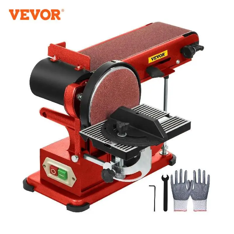 VEVOR-375W-Multi-Function-Abrasive-Sanding-Machine-Desktop-Belt-Disc ...