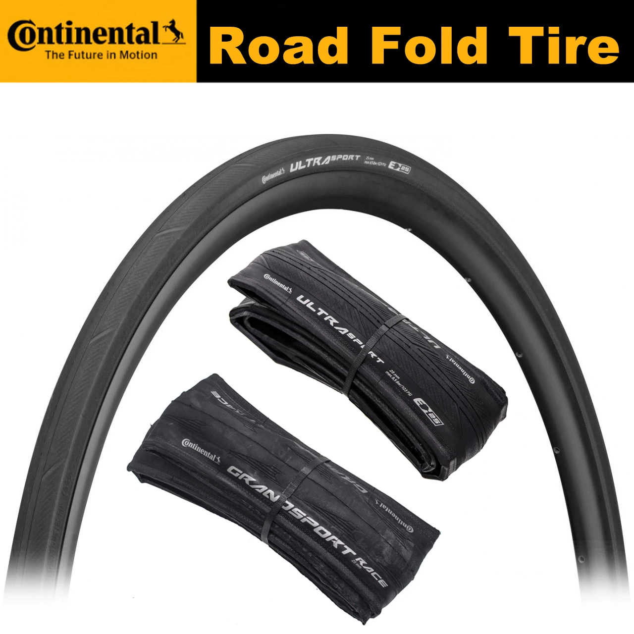 1 Pair Continental ULTRA SPORT III 700*23/25C 28c Road Bike Tire ...