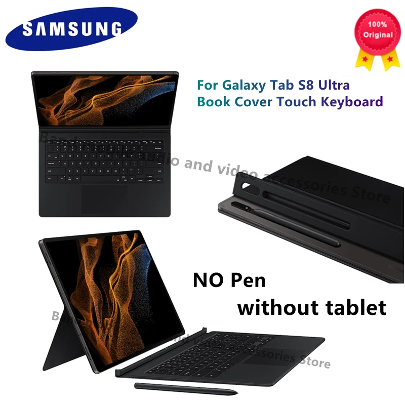 100% Original Samsung Livro Capa Teclado touchpad Stand Case Para ...