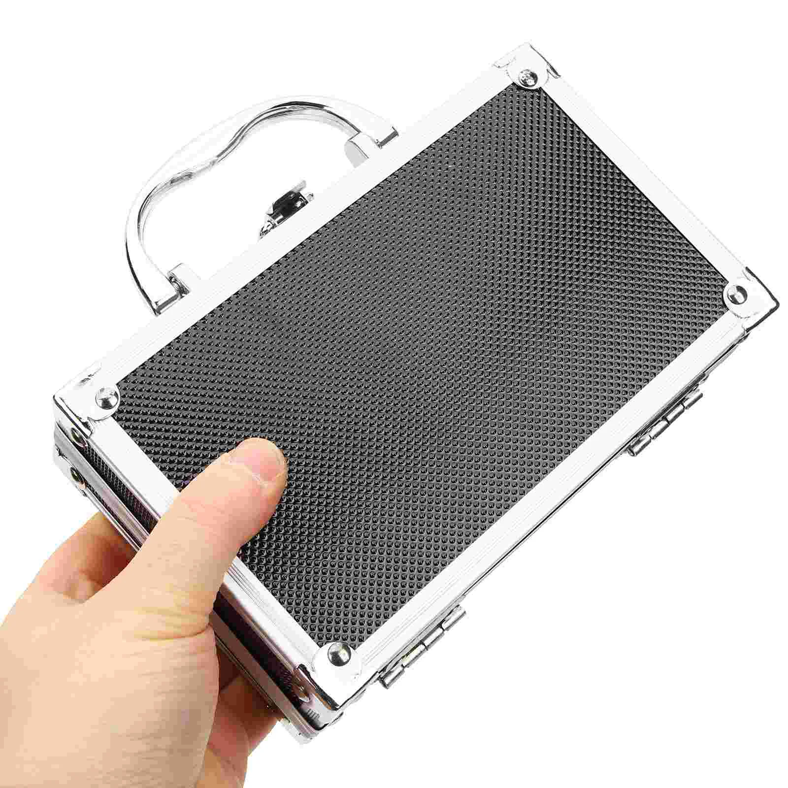 Aluminum-Case-7Inch-Lock-Metal-Briefcase-Ripple-Foam-Hard-Aluminum ...