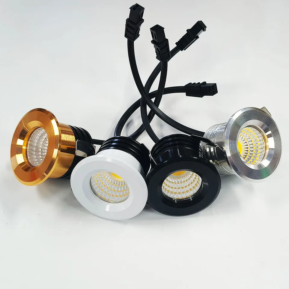 3wat Led Can Light Mini Recessed Lights Warm White Fixture 2pcs 3W LED