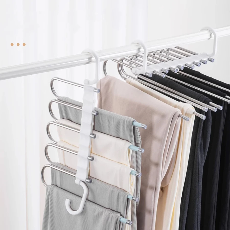 1PCS-Folding-Trouser-Rack-Multi-functional-Household-Multi-layer ...