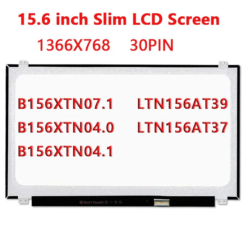 Tela-LED-para-laptop-de-alta-qualidade-15-6-polegadas-1366x768-30pin-k6-LTN156AT39-LTN156AT37 ...