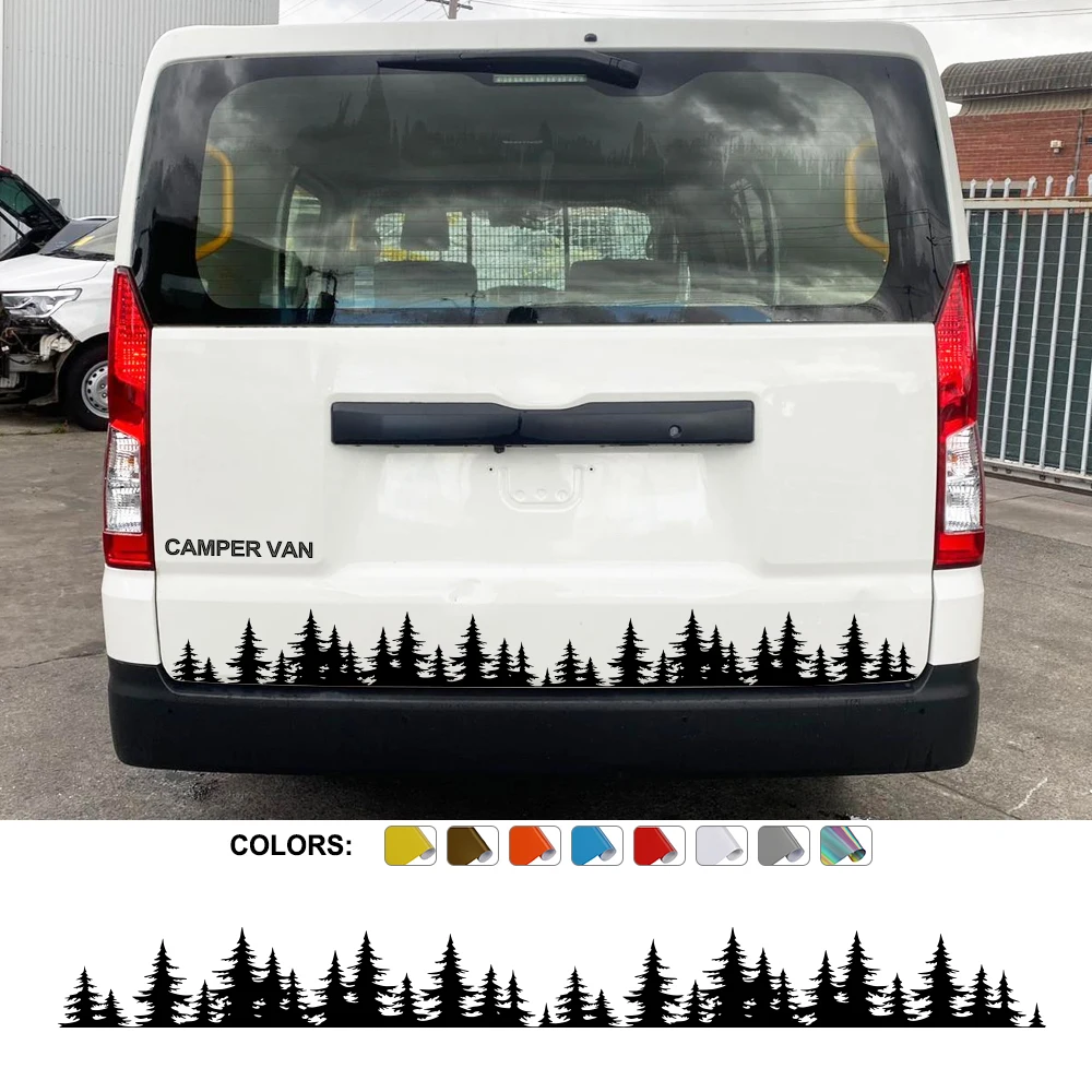 Van Back Door Bumper Sticker Decal for Van Caravan Truck Taxi Camping ...
