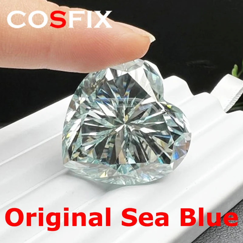 100ct-Heart-Cut-Top-Belgium-Cut-Moissanite-Stone-Original-Green ...