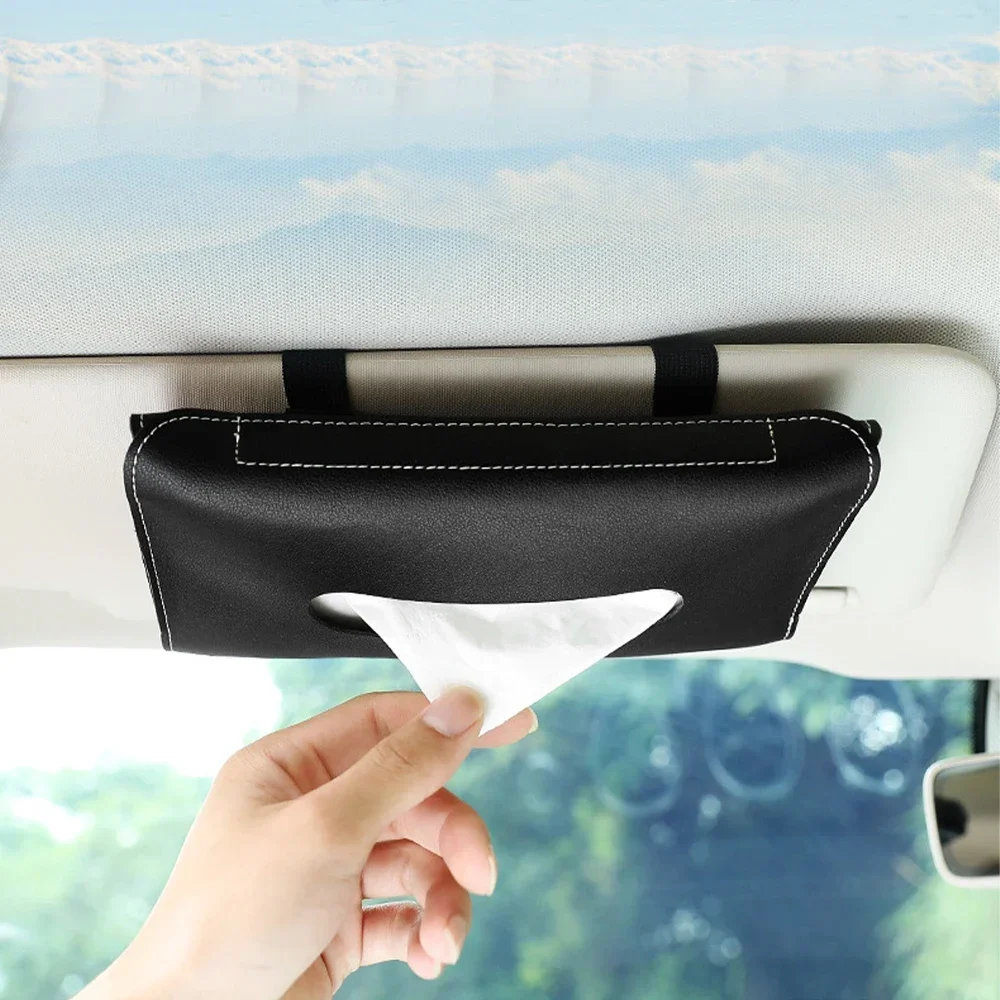 Car cartoon tissue box hanging sun visor sunroof drawer box creative ...