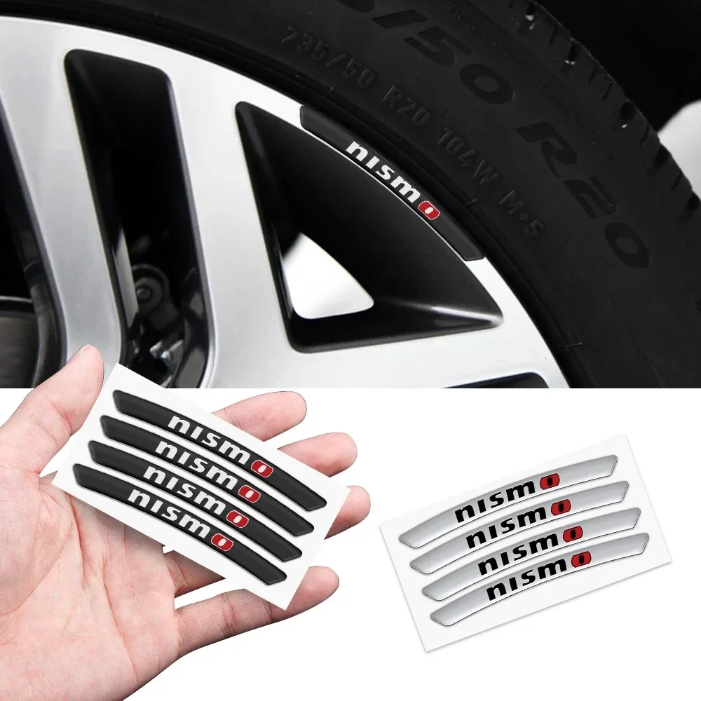 Aluminum Car Wheel Hub Badge Tire Rim Stickers Decoration Accessories ...