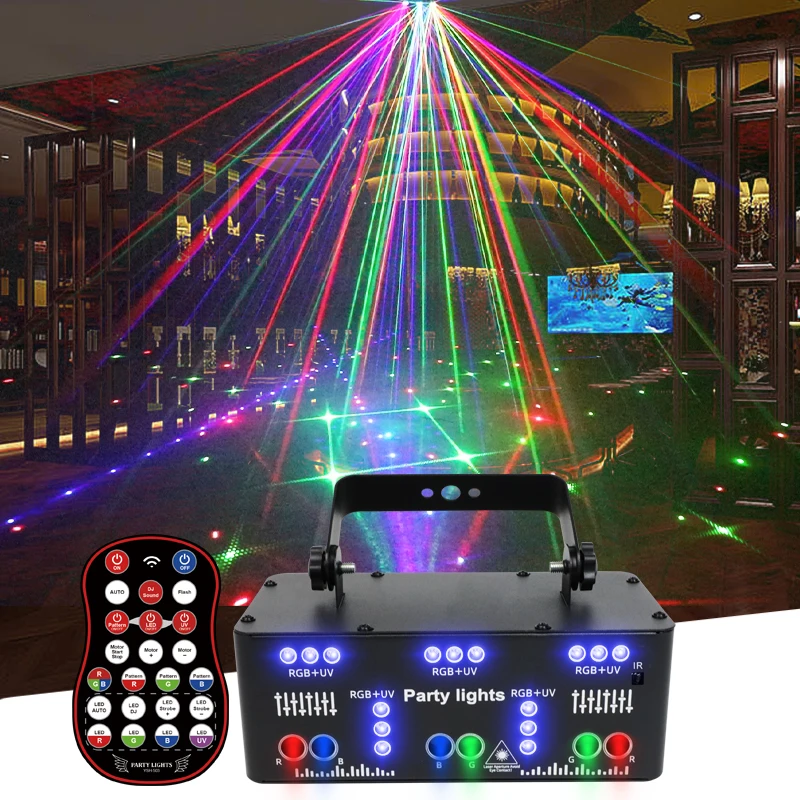 YSH 21 Eyes DMX Animated Laser Light Auto Party Accessories Light Led ...