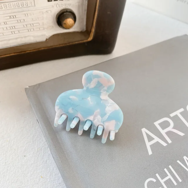 UXSL New Sweet Small Mini Hair Claws Acetate Hair Clips for Women Girl ...