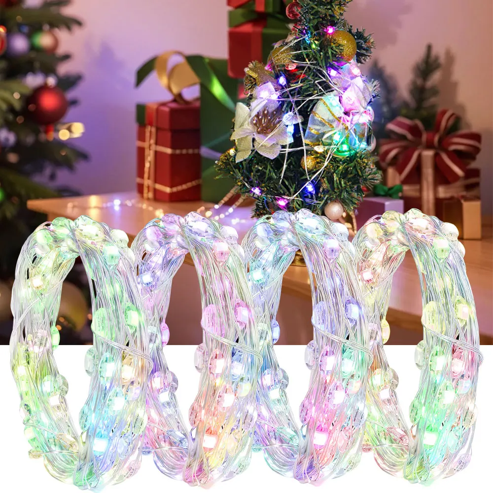 WS2812B-RGBIC-LED-Strip-String-Lights-Copper-Wire-WS2812-Individually ...