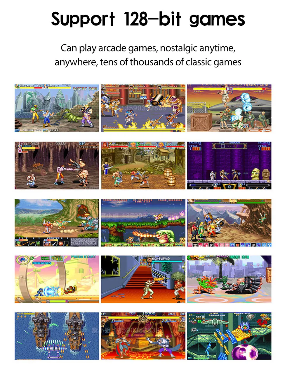 Shop Generic MinPortable For PSP 128 Bit Video Game Console Game ...