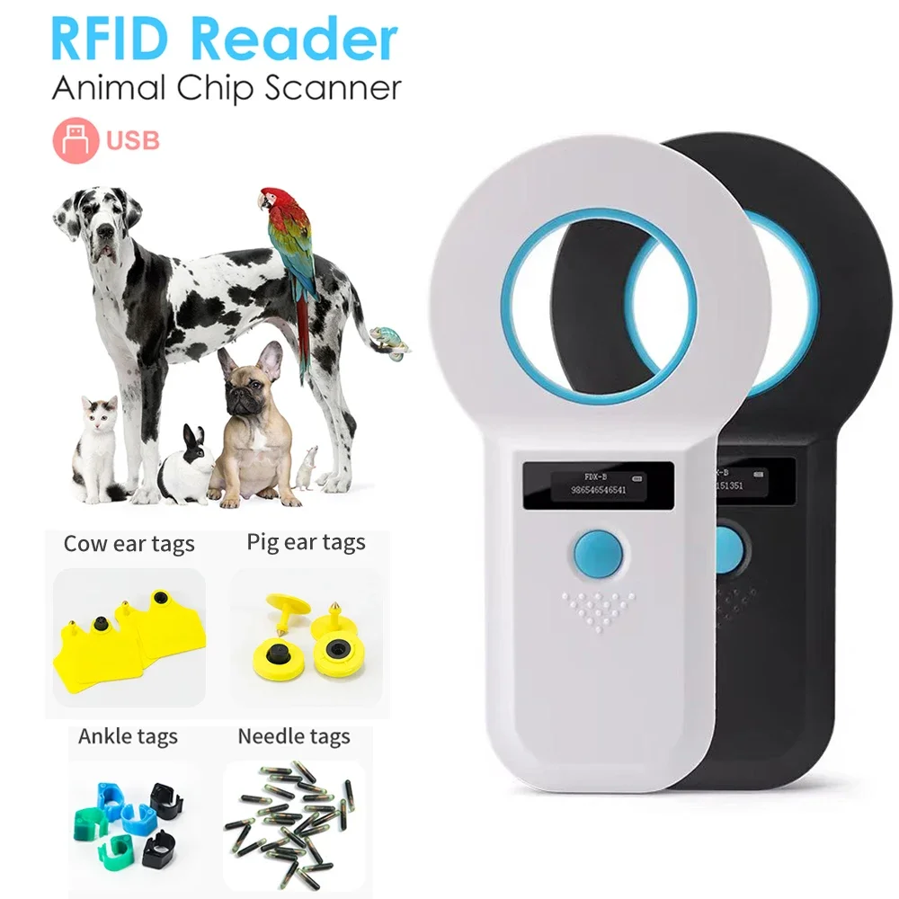 Animal-Tag-Reader-RFID-Reader-Pet-Microchip-Scanner-RFID-Animal-Chip-ID ...