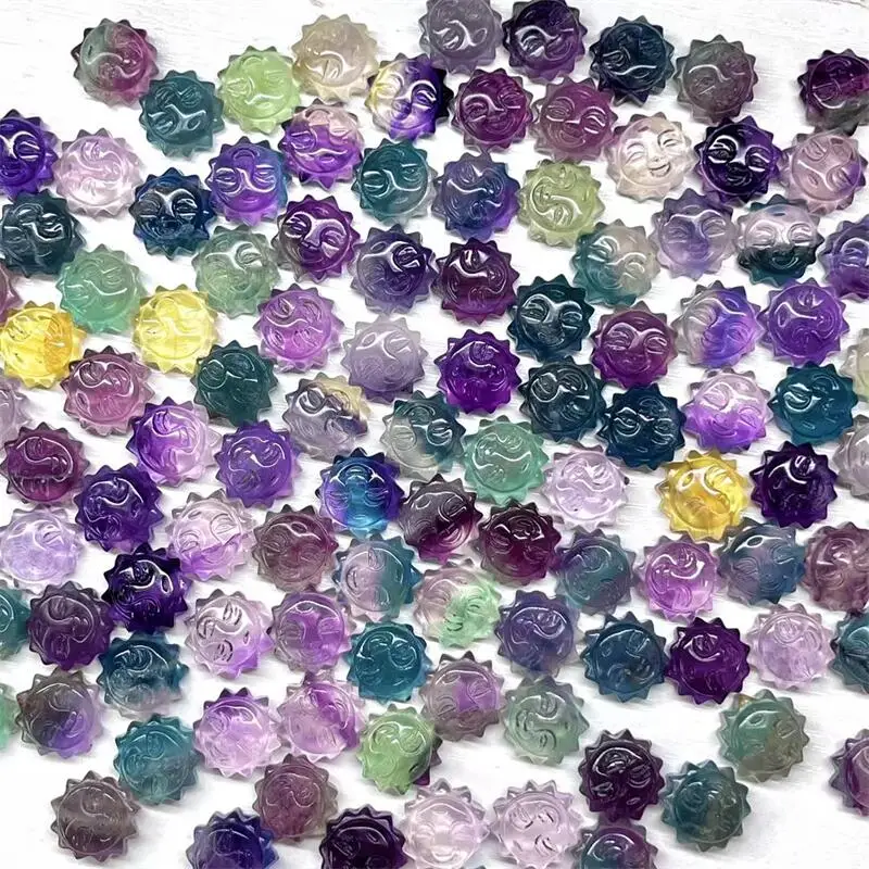 10PCS-2-1CM-Natural-Rainbow-Fluorite-Cartoon-Pendant-Crystal-Stone ...