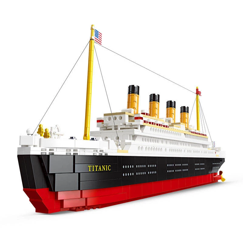 Cruise-Boat-Model-Building-Blocks-Mini-Construction-Ships-Bricks-Set ...