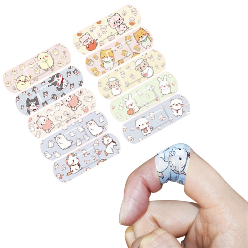 120-Pcs-Cartoon-Band-Aids-Cute-Children-Breathable-Waterproof-Bandage ...