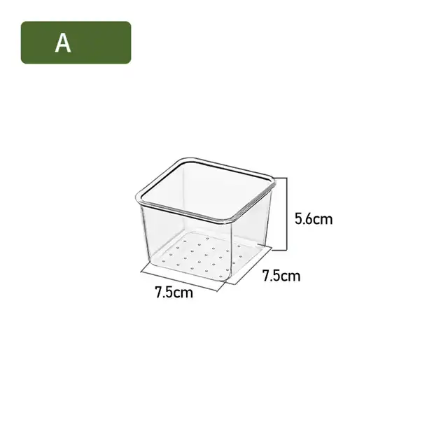 Transparent Drawer Box Cosmetic Cabinet Anti-Scratch Drawer Organizer ...