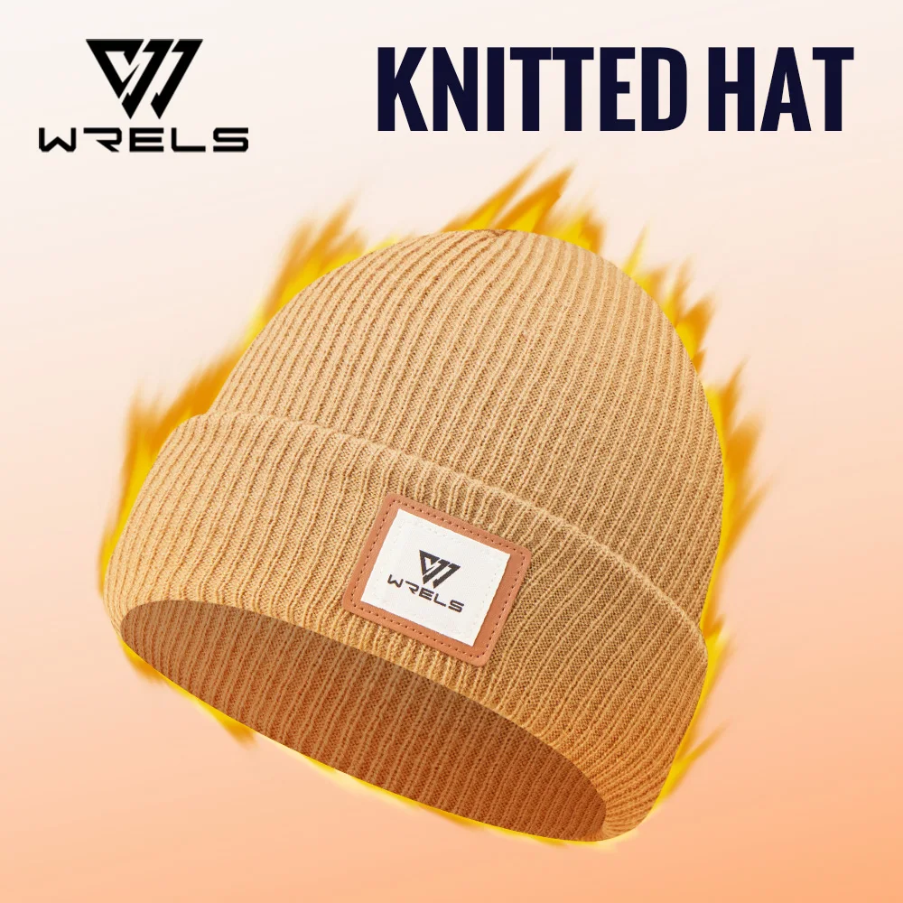WRELS Warm Winter Beanie Thick Knit Fashion Skull Cap Hat Thermal ...