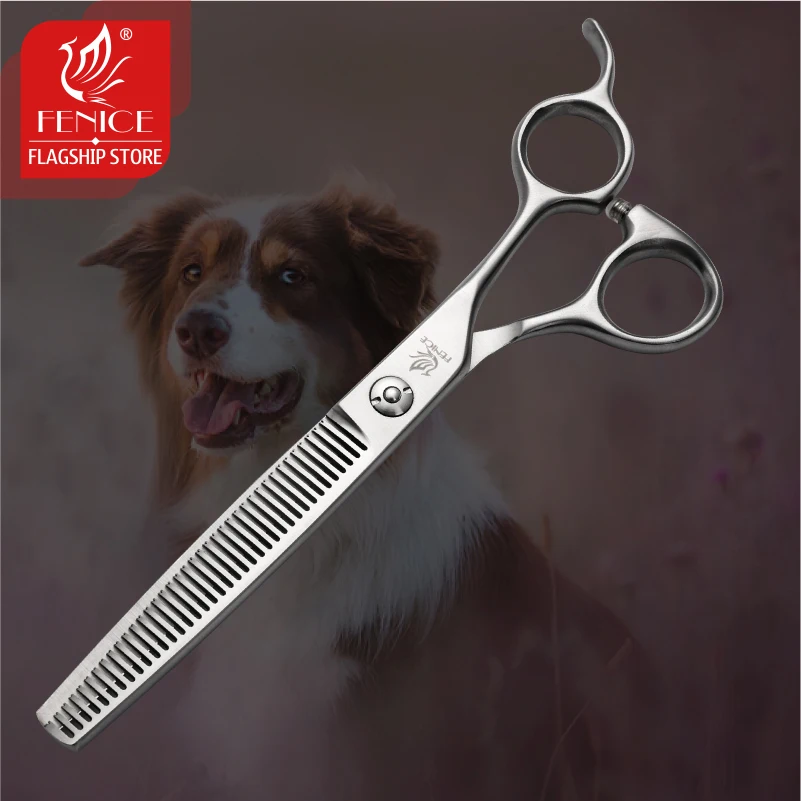 Fenice-6-5-inch-pet-dog-grooming-scissors-Bichon-Teddy-dog-thinning ...