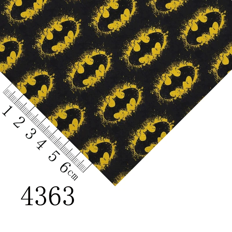 20-134cm-roll-cartoon-batman-print-faux-synthetic-leather-roll-DIY-bag ...