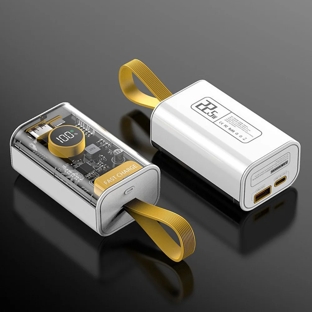 18650-21700-Carregador-de-Bateria-DIY-Transparente-Power-Bank-Shell ...