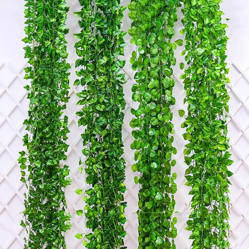 2.1M Groen Ivy Leaf Garland Kunstmatige Plant Creeper Muur Opknoping ...