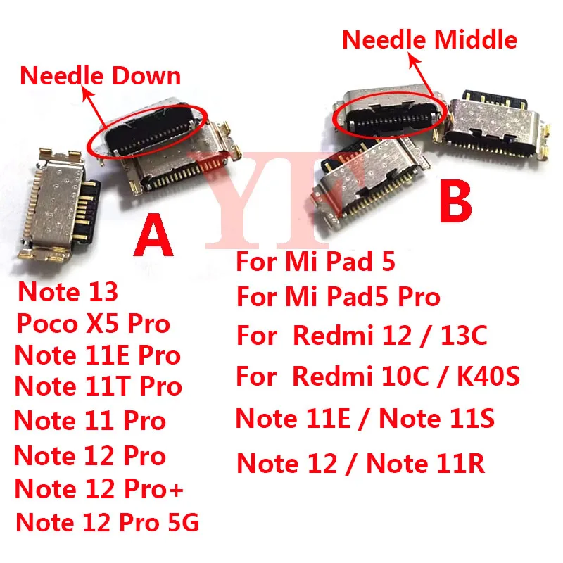 Conector-de-puerto-de-carga-USB-para-Xiaomi-Redmi-13C-12-10C-Note-13-12 ...