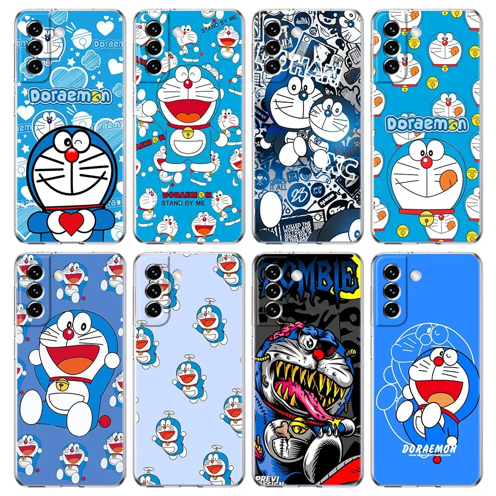 Cartoon Doraemon Phone Case For Samsung Galaxy S22 5G S20 Ultra S21 FE ...
