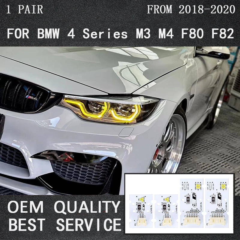 Yellow-Angel-Eyes-DRL-Modified-multi-color-Daylight-LED-Boards-For-2018 ...