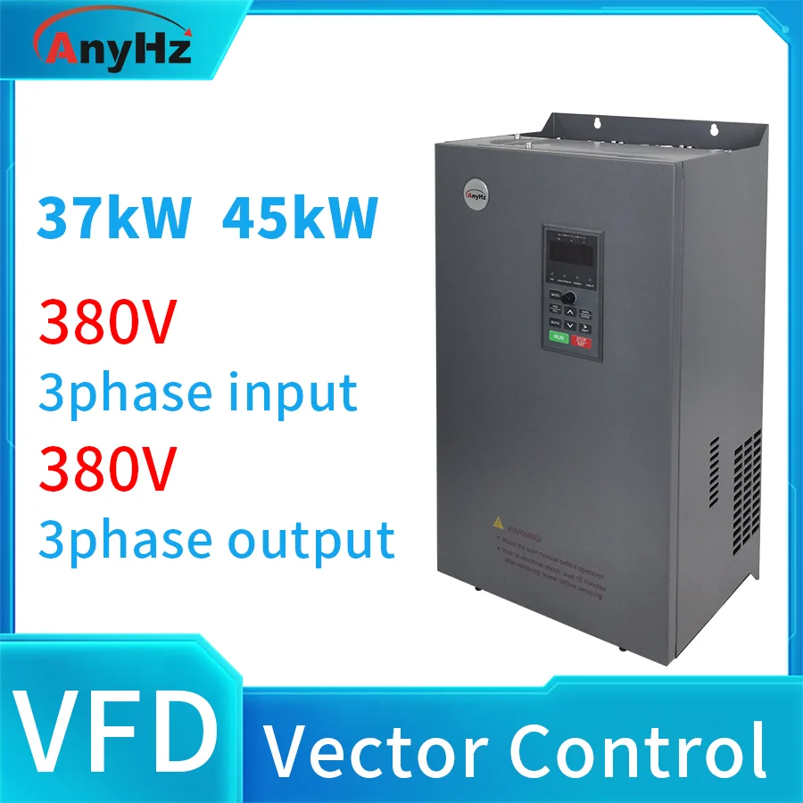 Vector Control Inverter 3 Phase 380v 37kw,45kw Variable Frequency Drive Fan/water Pump Motor Vfd ...