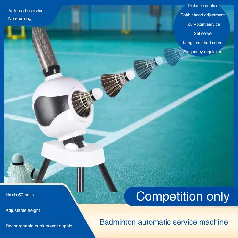 Automatic-Badminton-Serve-Machine-Intelligent-Free-Adjust-Badminton ...