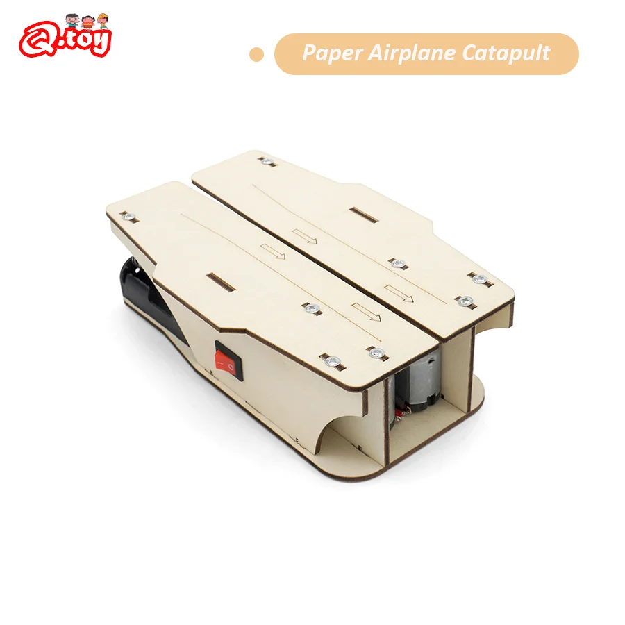 DIY-Paper-Airplane-Catapult-Science-Toys-Technologia-STEM-Experimental ...