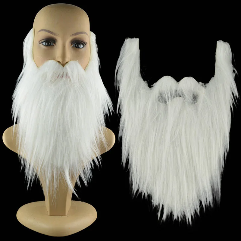 DIY Fancy Dress Fake Beard Long Fluff Beards Cosplay Costume Props ...